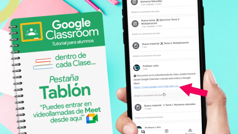 Aprende a usar Google Classroom desde tu celular: Guía para alumnos ...