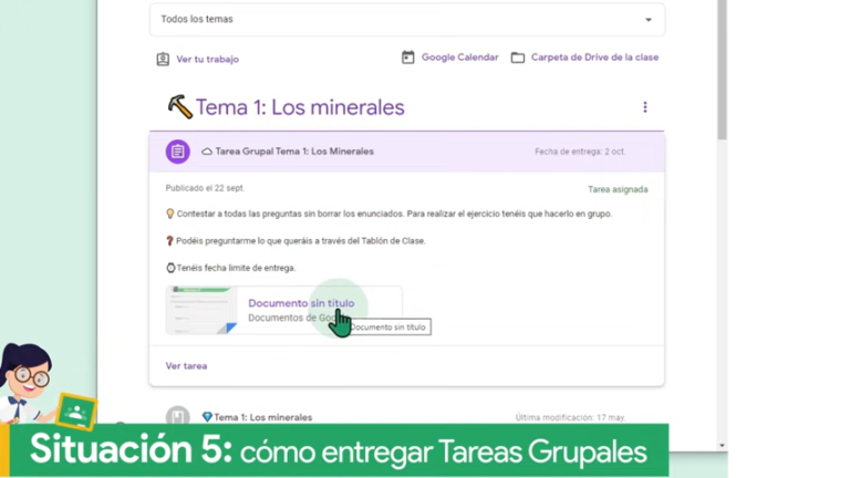 Cómo entregar tareas en Classroom: para alumnos. Portátil/PC/Tablet ...